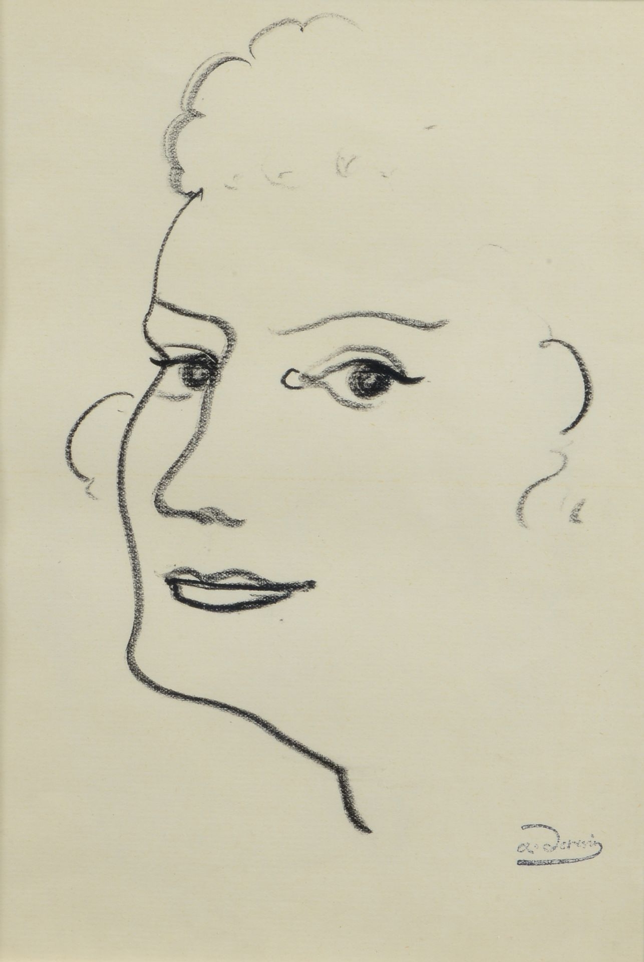 André Derain | Face turned to the left | MutualArt