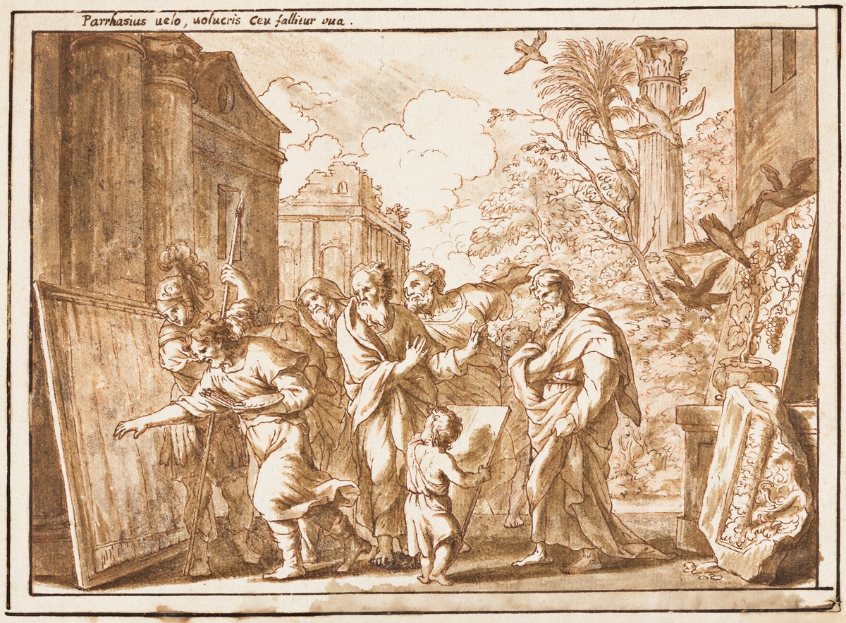 Italian School, 17th Century | The Contest of Parrhasius and Zeuxis ...