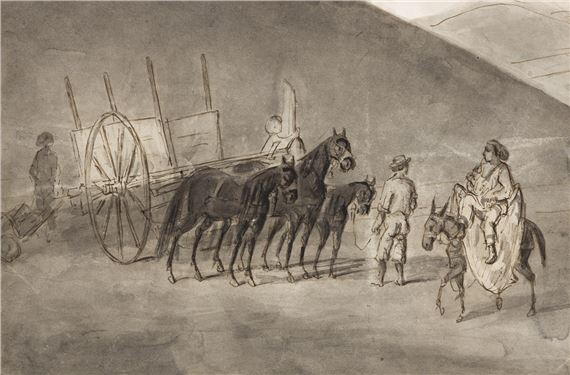 Constantin Guys | Scène de la Guerre de Crimée (Circa 1855) | MutualArt