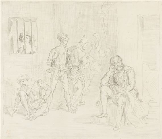 Eugène Delacroix | Le Tasse dans le Maison des Fous | MutualArt