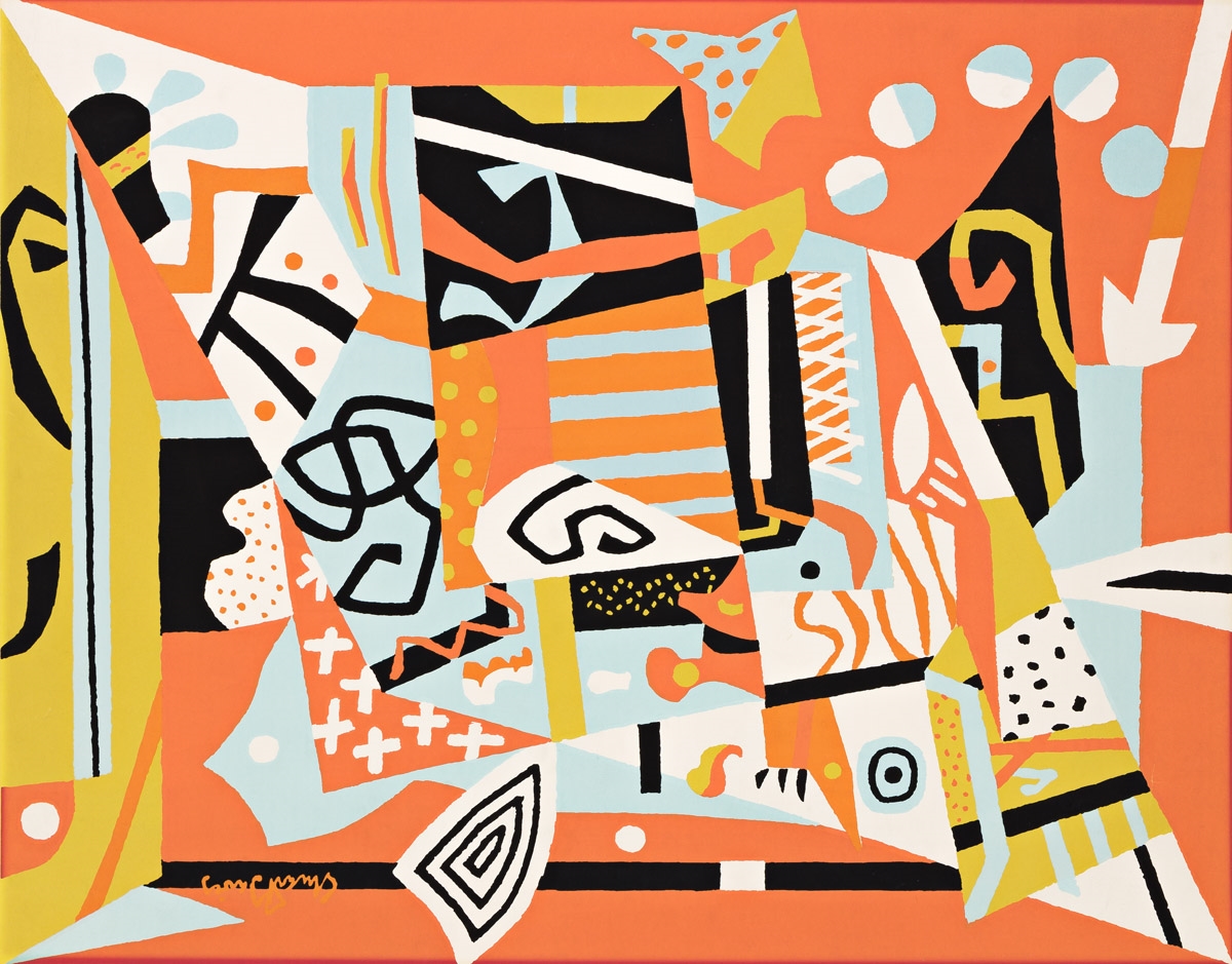 Stuart Davis | Hot Still-Scape for Six Colors—7th Avenue Style (Circa ...
