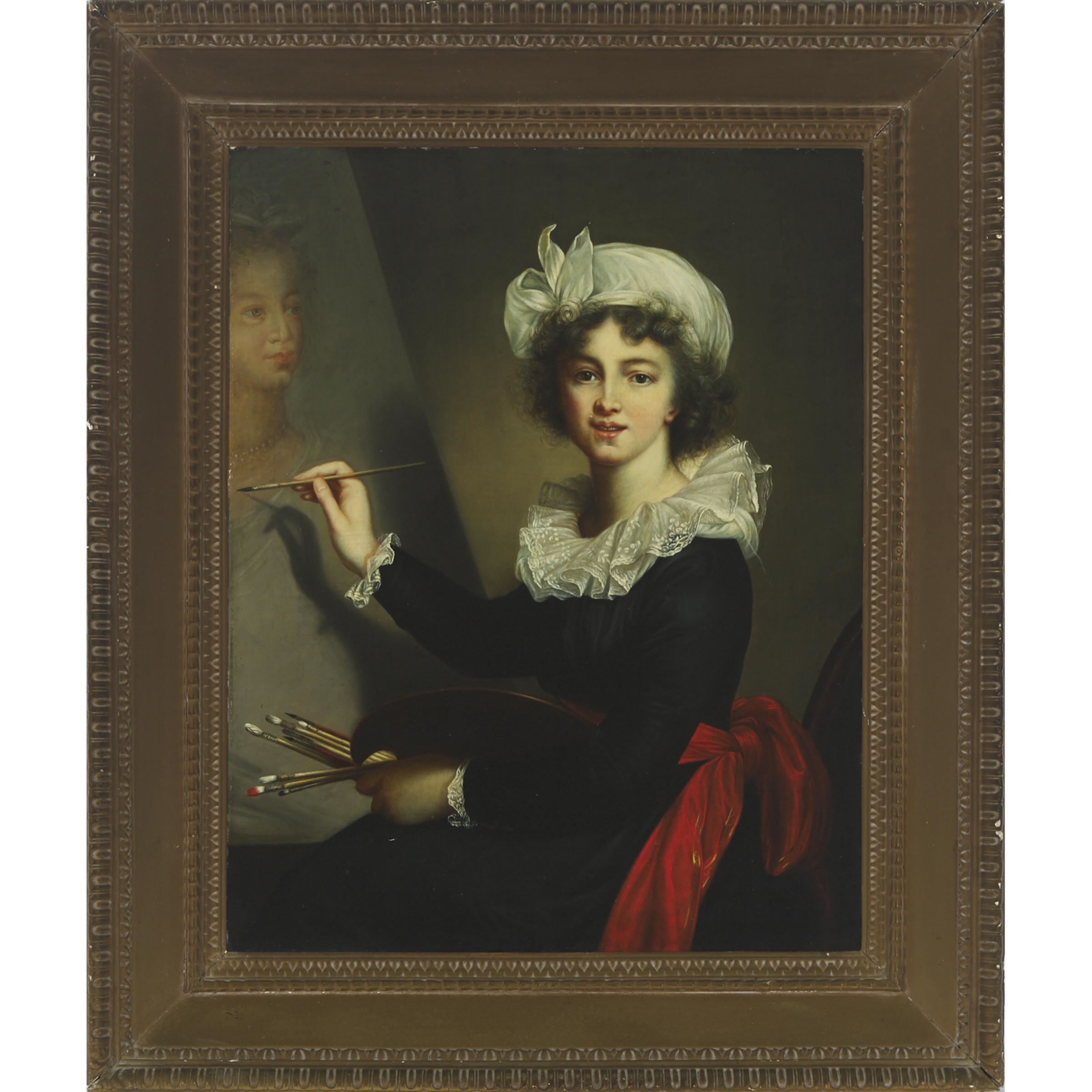 Élisabeth Vigée Le Brun | SELF PORTRAIT OF THE ARTIST IN HER STUDIO ...
