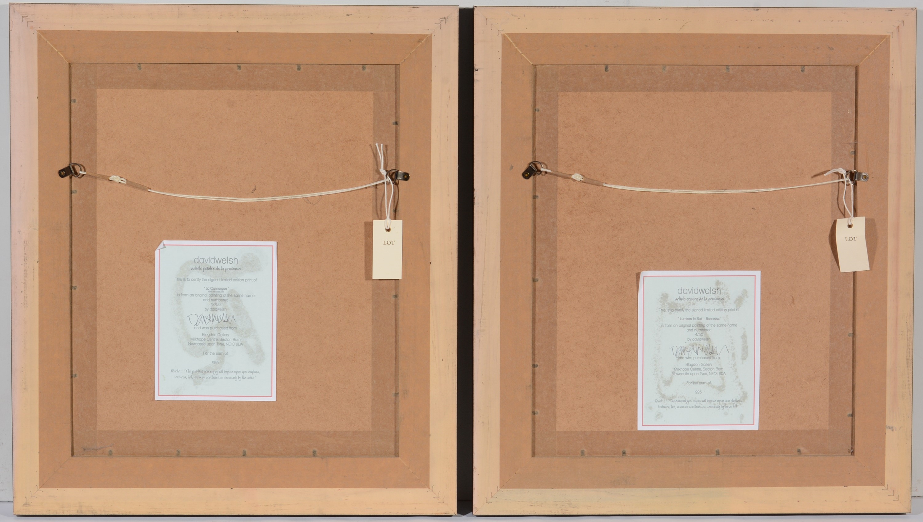 David Welsh | A pair of landscape views | MutualArt