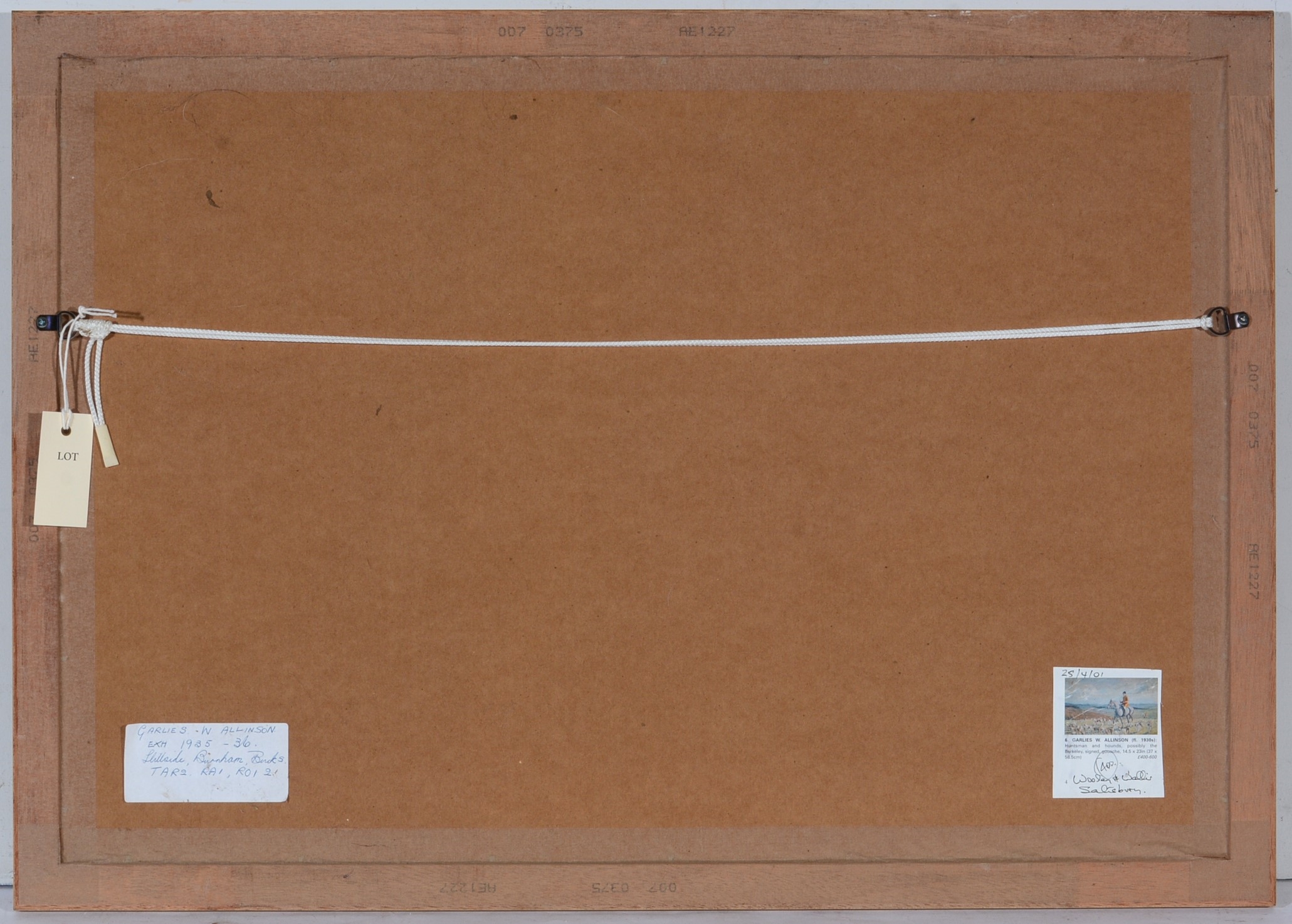 Garlies William Allinson | Huntsman and hounds | MutualArt