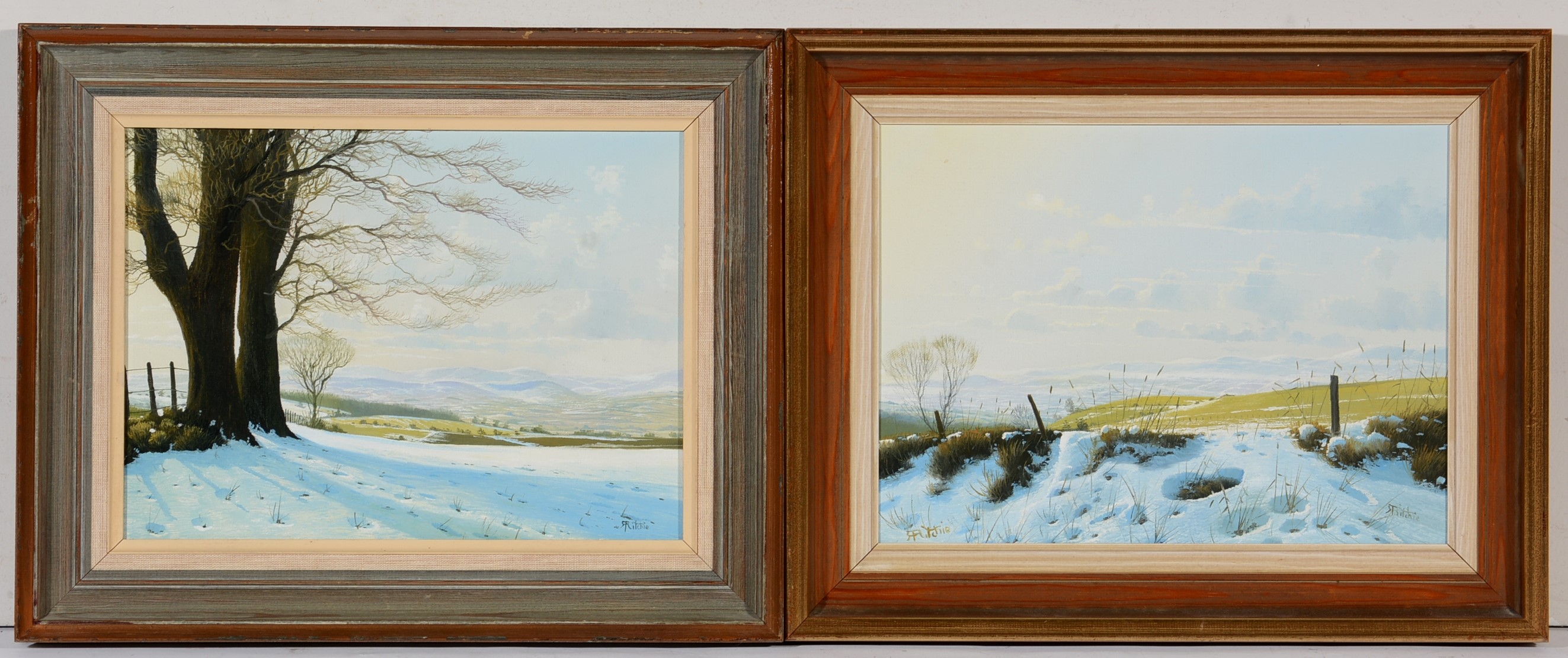 Robert Ritchie | A pair of winter landscapes | MutualArt