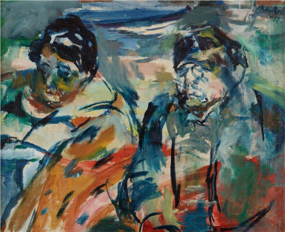 Ludvig Peter Karsten | Dobbeltportrett (1917) | MutualArt