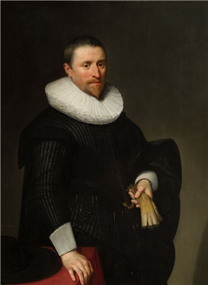 Jan Van Ravesteyn | Retrato de caballero (1635) | MutualArt