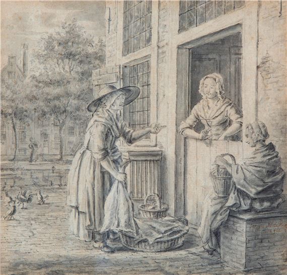 Maria Margaretha La Fargue | A fishmonger from Scheveningen | MutualArt