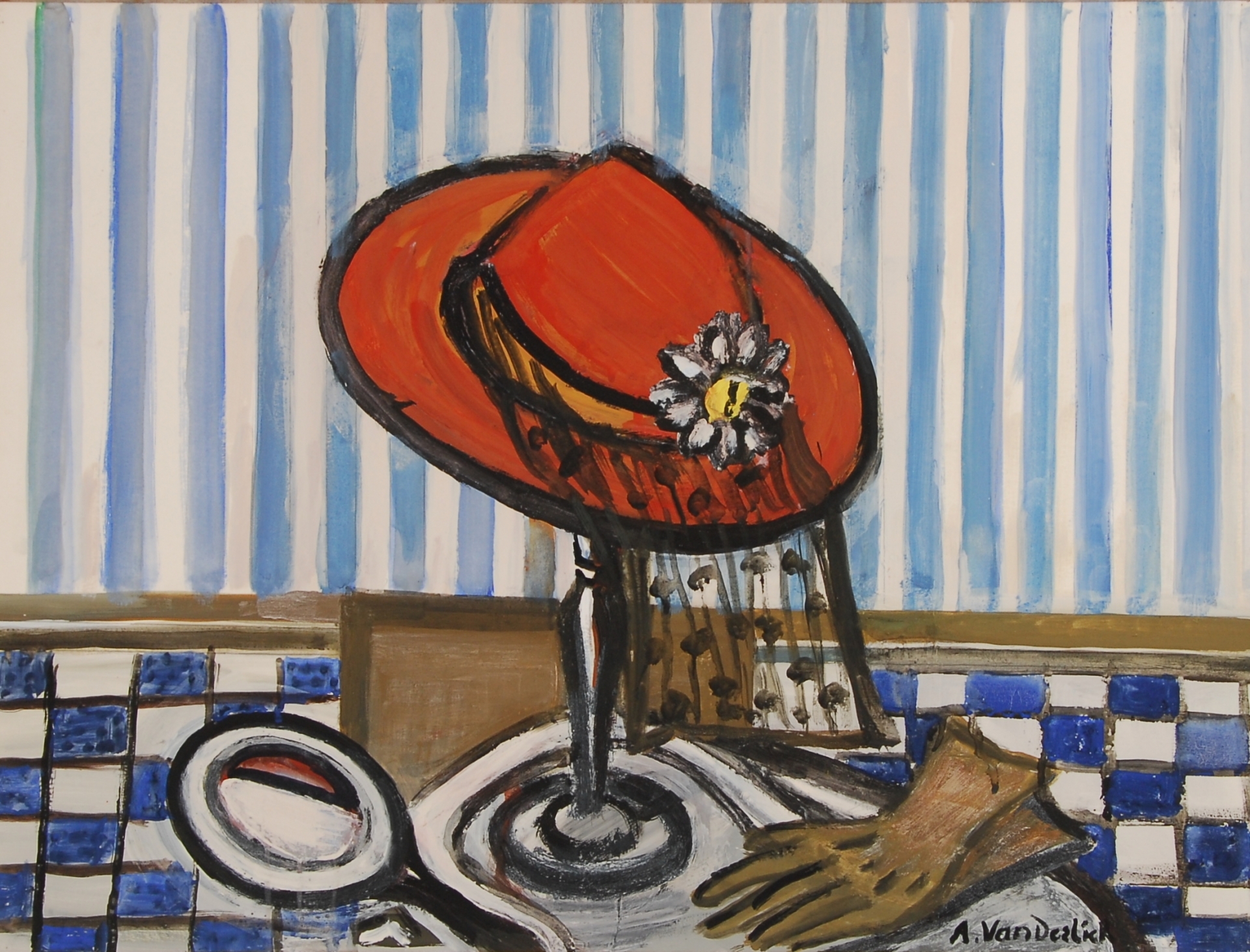 Armand Vanderlick | Nature morte au chapeau | MutualArt