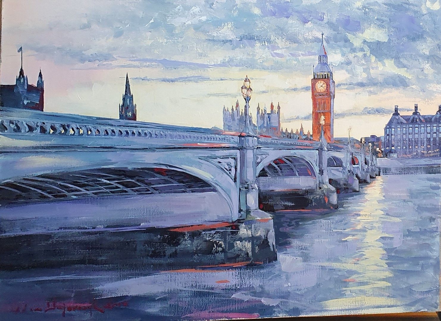 Adam Wajerczyk | London bridge and Big Ben (2014) | MutualArt