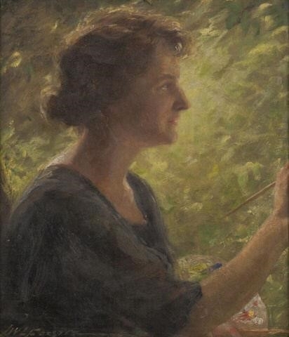 John Wycliffe Lowes Forster | Portrait of Lillian Wilson Porter, Circa ...