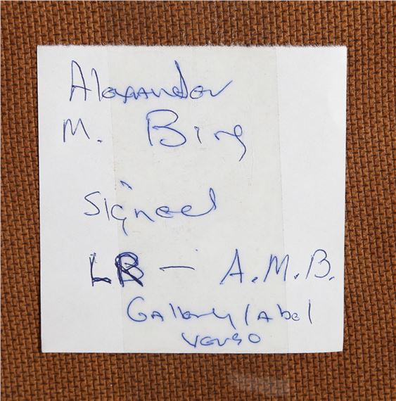 Alexander M. Bing | 4 Artworks at Auction | MutualArt