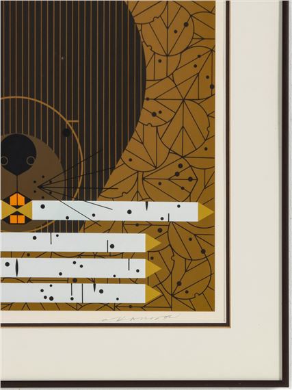 Charley Harper | Beaver (Dam Diligent) | MutualArt