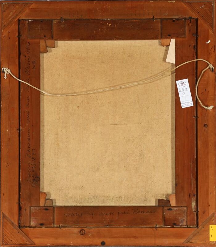 Julie Hamann | An interior with a girl and a young woman with a book ...