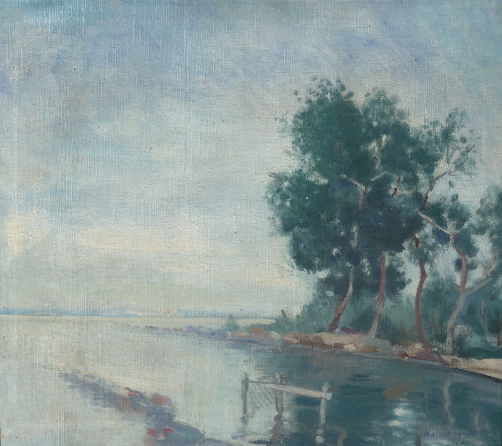 Gyula Halvax | Bay at Balaton | MutualArt