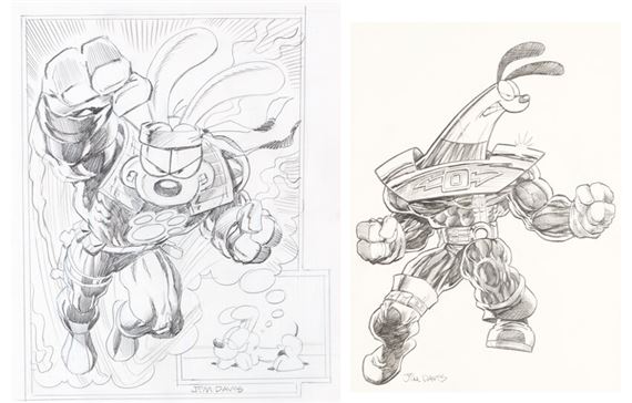 Jim Davis | Jim Davis - Odious Pet Force Concept Illustration Original ...