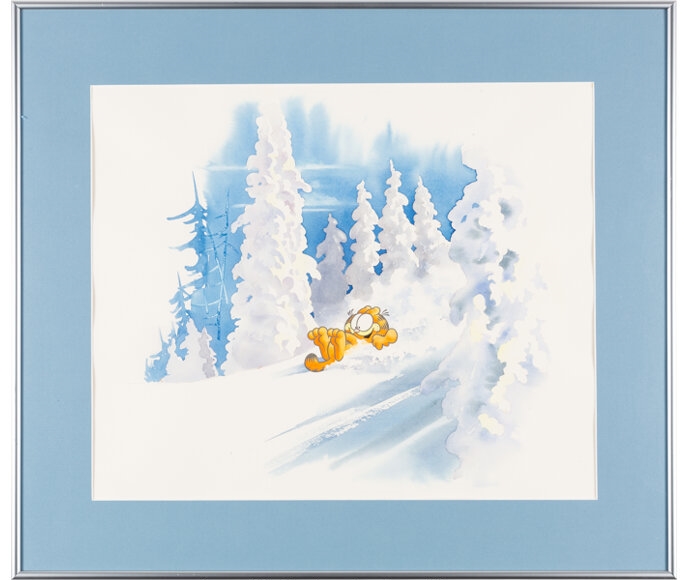 Jim Davis | Jim Davis Studio - Garfield Painting Original Art | MutualArt