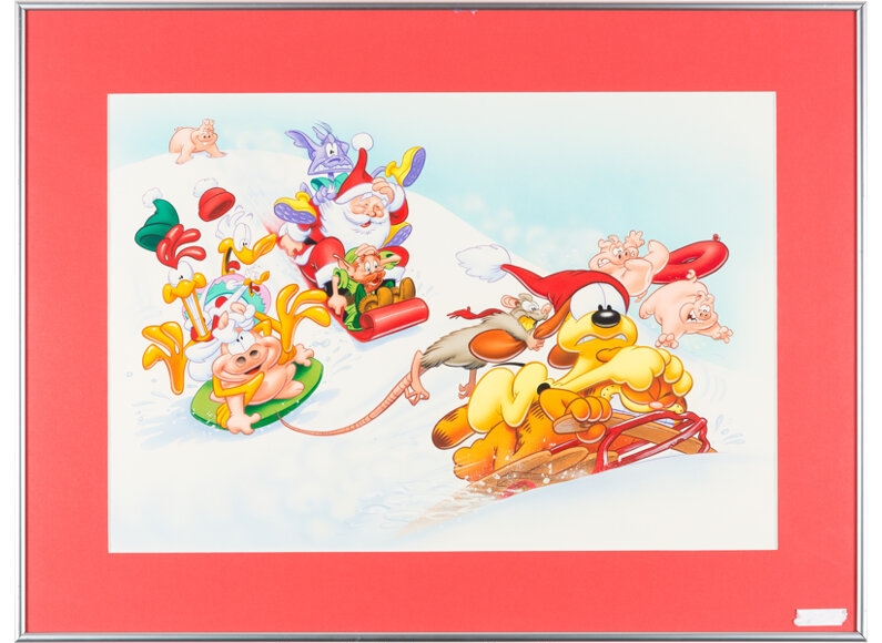 Jim Davis | Jim Davis Studio - Garfield and Friends Painting Original ...