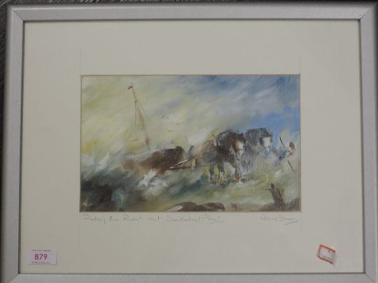 Ian Dunn | Pulling the Boat, Sunderland Point | MutualArt