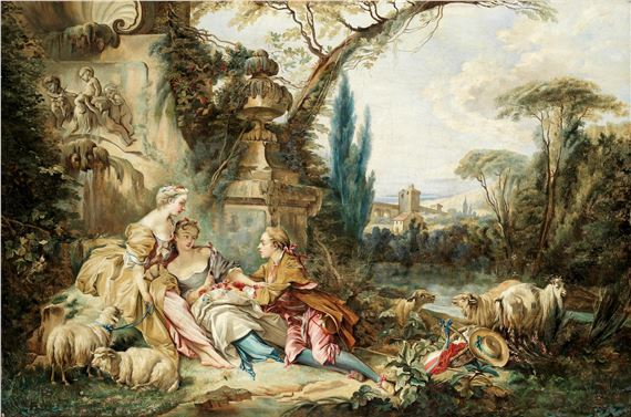 François Boucher | Summer pastoral | MutualArt