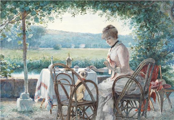 William Henry Lippincott | One lump or two? (1884) | MutualArt