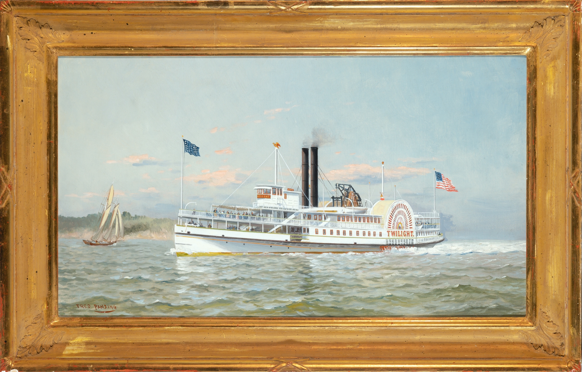 Fred Pansing | The Steamer Twilight (Circa 1890) | MutualArt