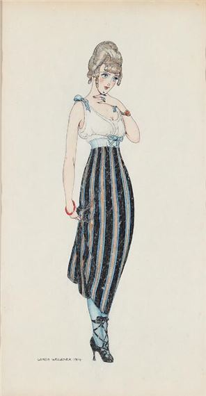 Gerda Wegener | Female portrait (1914) | MutualArt