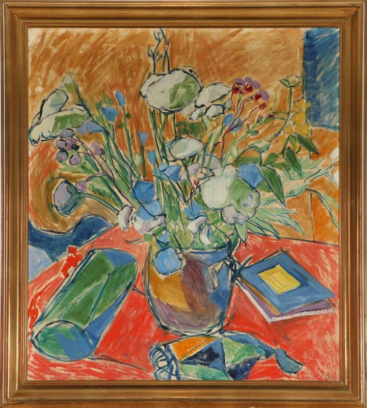 Christine Swane | Still life with flowers | MutualArt