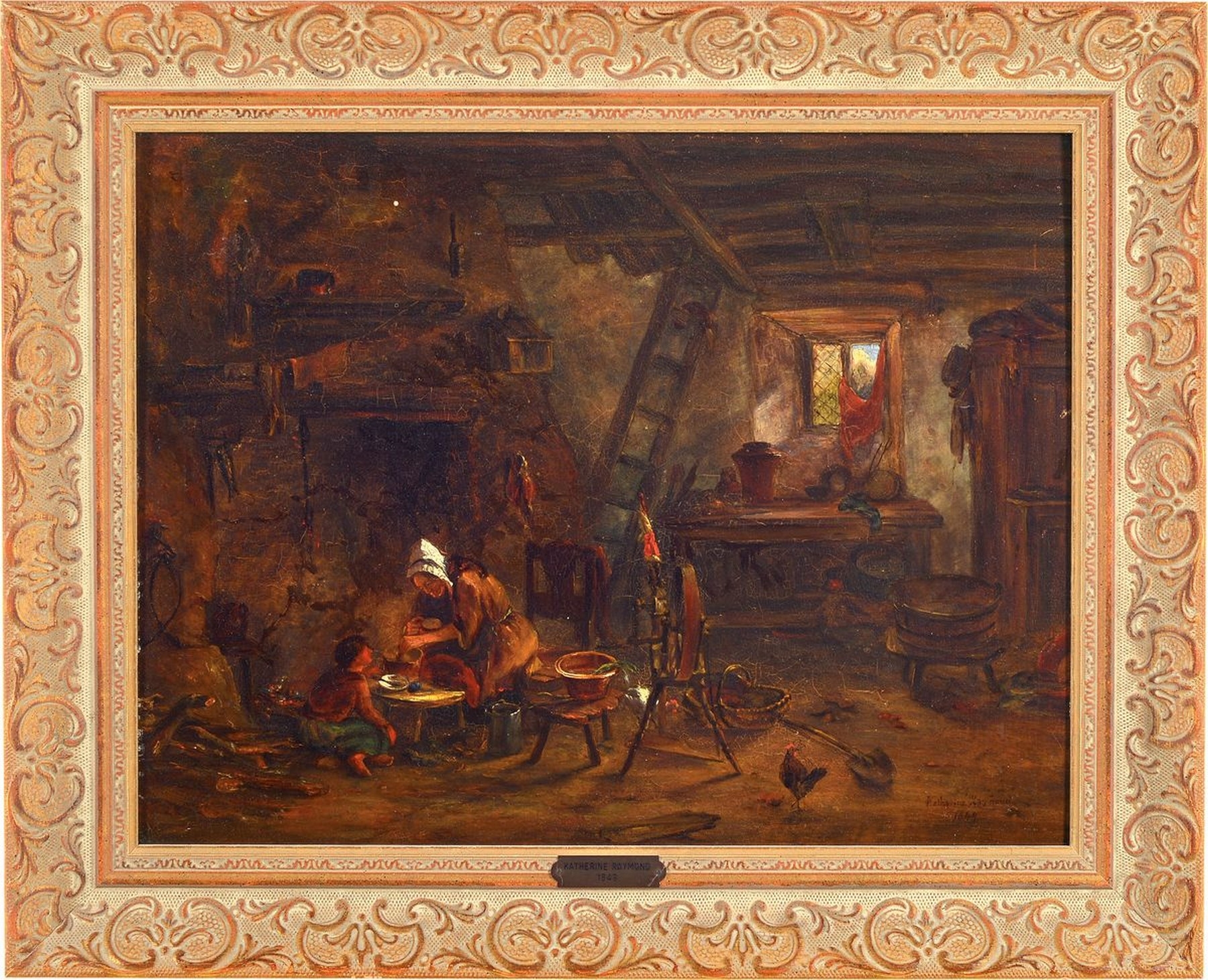 Katherine Raymond | farmers home with mother and child in the kitchen ...