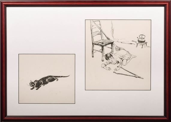 Henry Clarence Pitz | Illustration drawings (in frame) | MutualArt