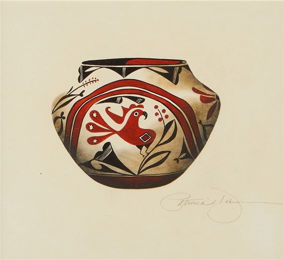 Patricia Joy Dobson | Set 4 Patricia Dobson Paintings of Vessels ...