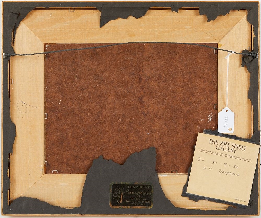 Bill Shepherd | Bill Shepherd Untitled Oil on Masonite | MutualArt