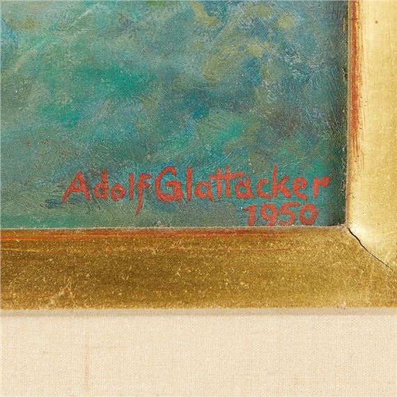 Adolf Glattacker | Adolf Glattacker Cherubs w/ Satyr Painting | MutualArt