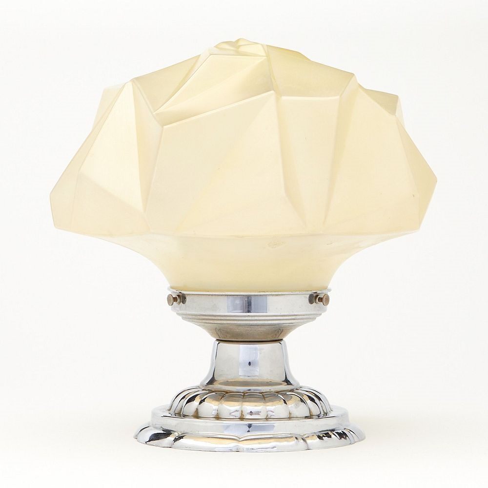 Reuben Haley | Ruba Rombic Art Deco Consolidated Glass Ceiling Lamp ...