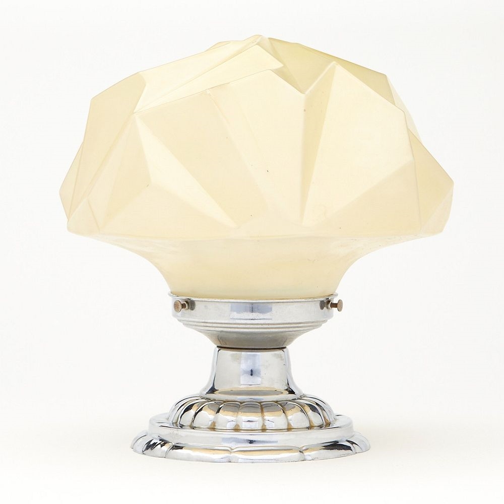 Reuben Haley | Ruba Rombic Art Deco Consolidated Glass Ceiling Lamp ...