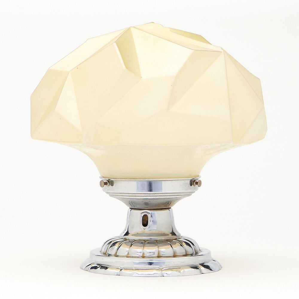 Reuben Haley | Ruba Rombic Art Deco Consolidated Glass Ceiling Lamp ...