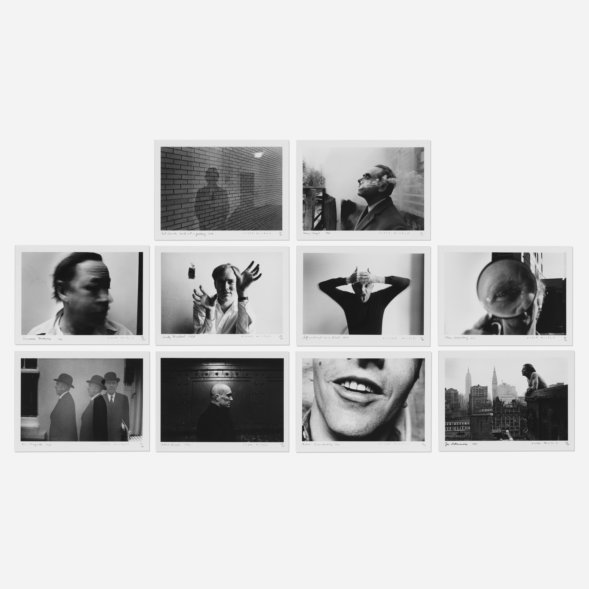 Duane Michals | 10 Fotografien portfolio (1972 - 1975) | MutualArt
