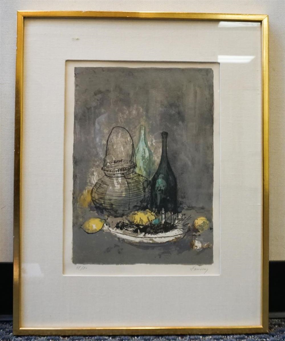 Jean Jansem | Still Life with Bottles | MutualArt