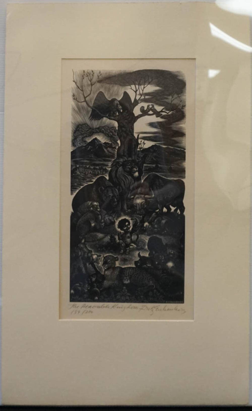 Fritz Eichenberg | The Peaceable Kingdom' | MutualArt