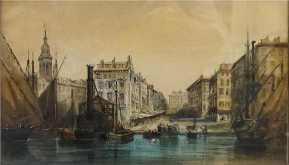 Paul Martin | Harbor Scene | MutualArt