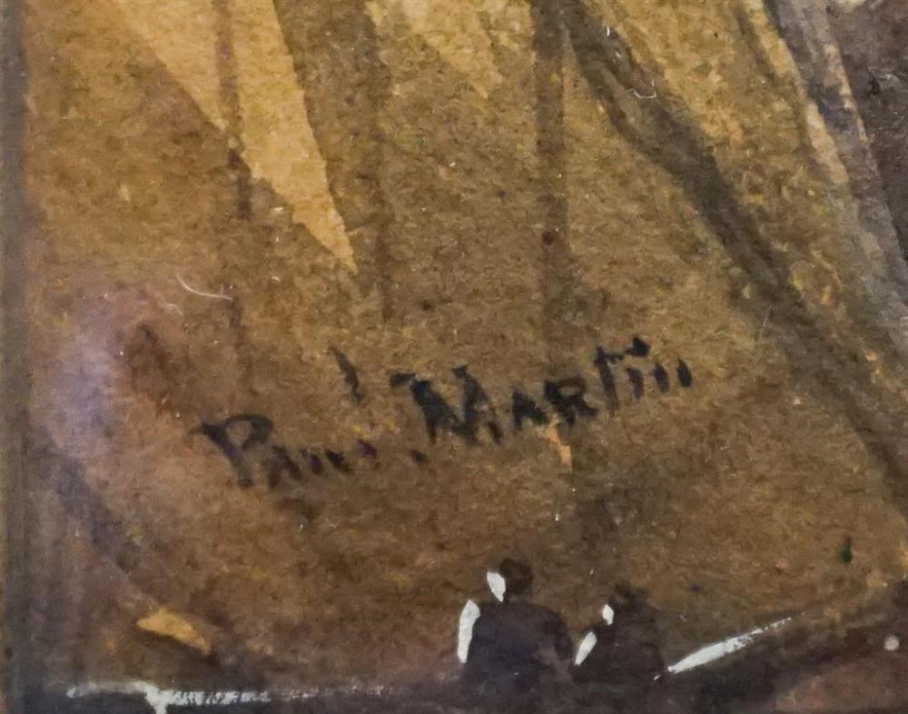 Paul Martin | Harbor Scene | MutualArt