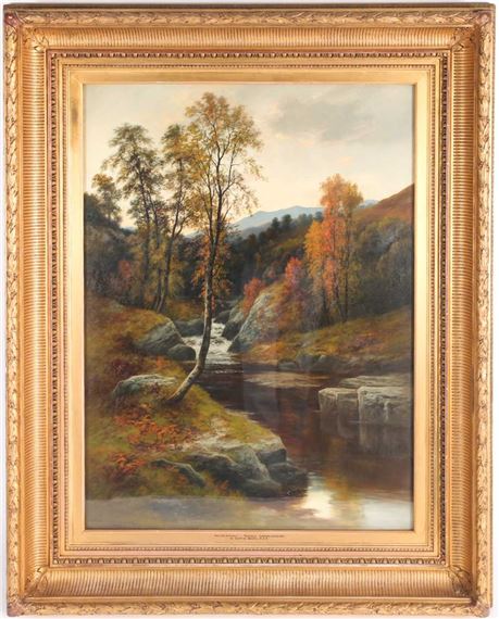 William Beattie-Brown | Autumn Evening in a Highland Glen Meigdale ...