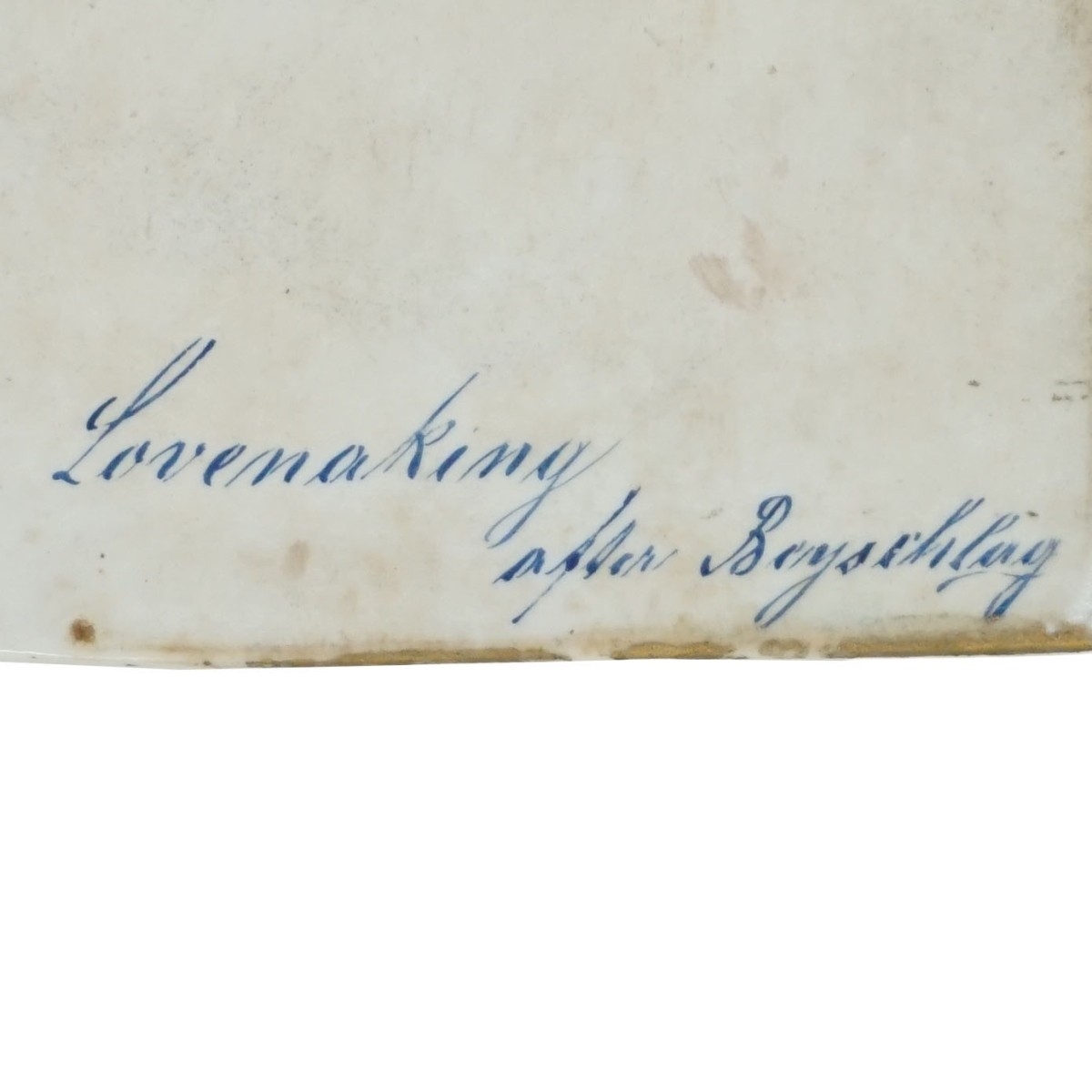 Robert Julius Beyschlag | Antique German Porcelain Plaque | MutualArt