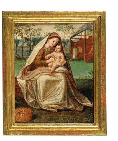Antwerp School, 16th Century | Virgin and Child | MutualArt