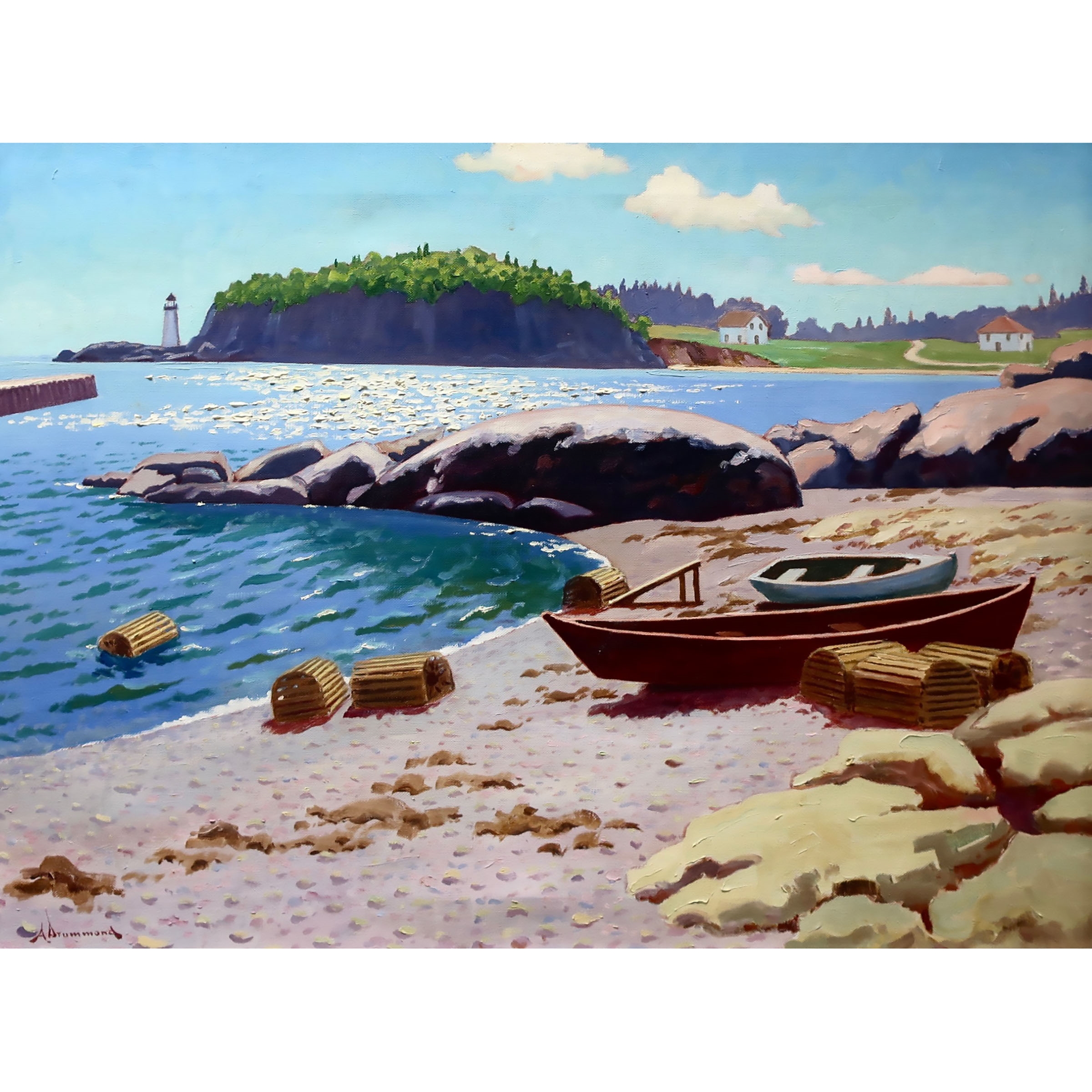 Arthur A. Drummond | NEW BRUNSWICK HARBOUR | MutualArt