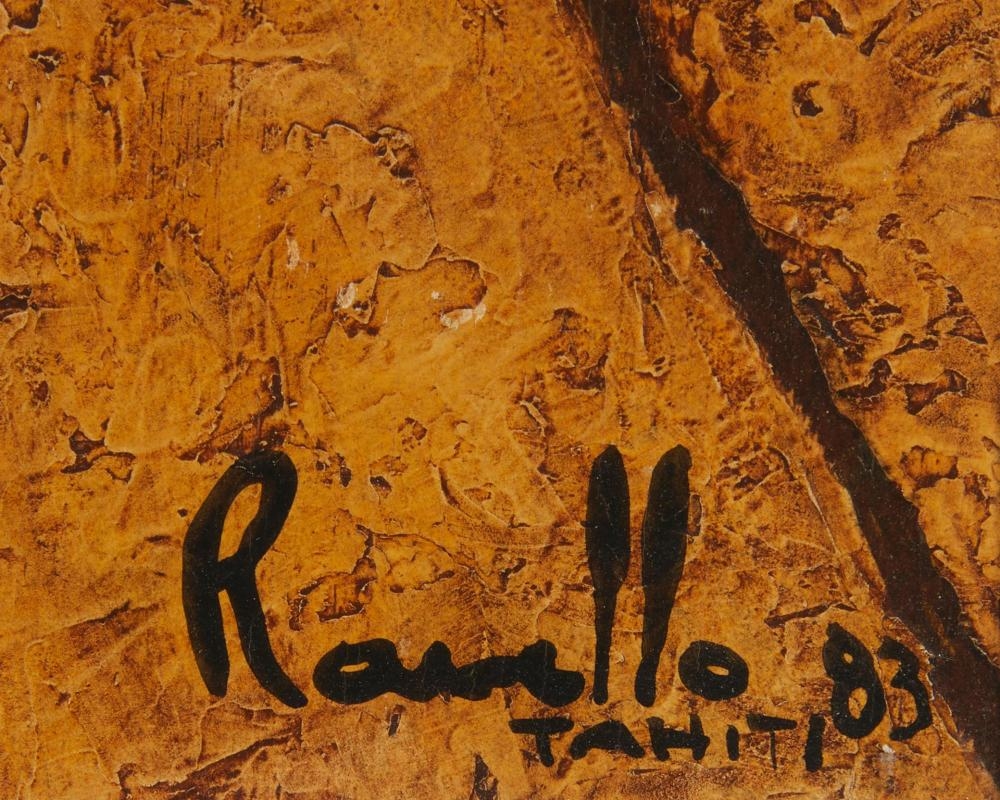 François Ravello | Three women dancing on a dock (1983) | MutualArt