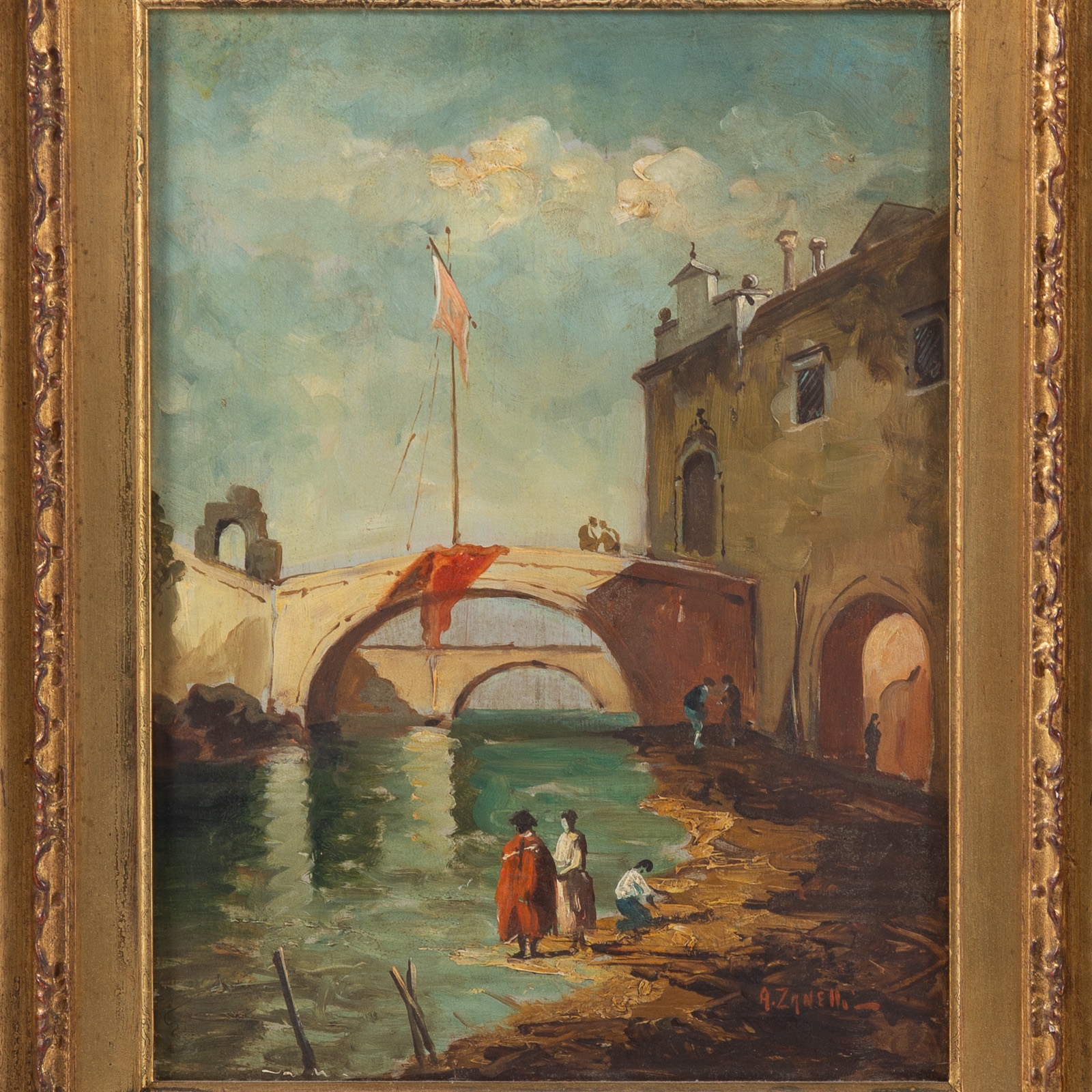 A. Zanelli | Scene in Venice | MutualArt