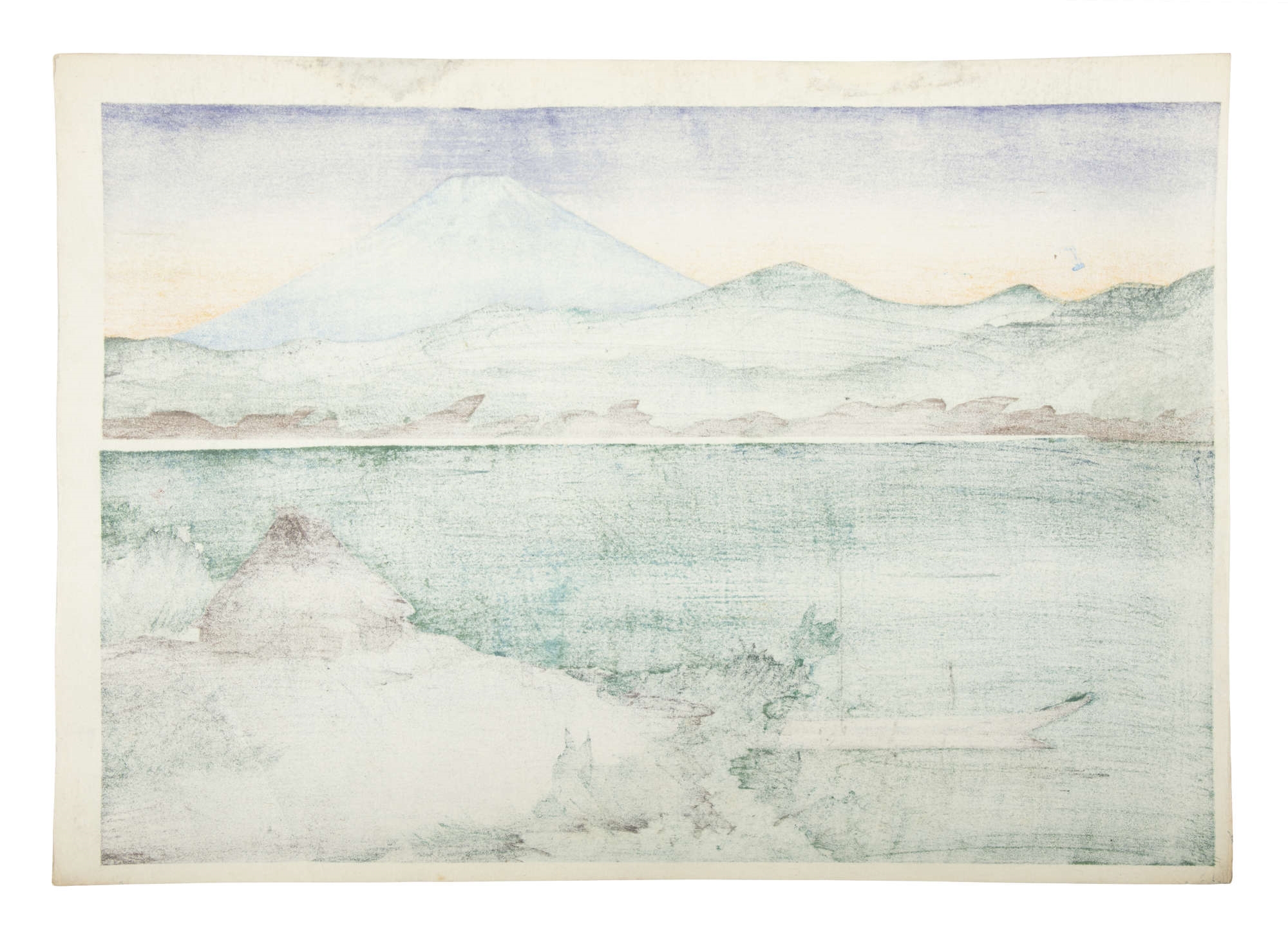 Masao Yoshimoto | Mount Fuji as seen from Lake Ashi at dawn ...