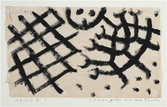 Paul Klee | Scheren Gitter und seine Feindin | MutualArt