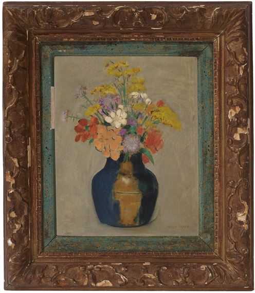 Odilon Redon | Bouquet de fleurs dans un vase | MutualArt